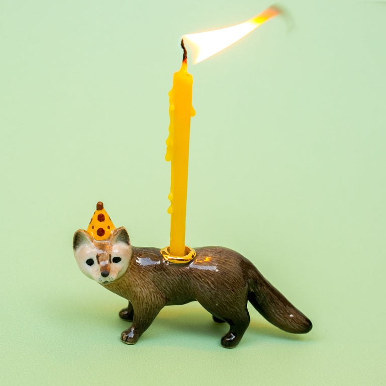 Mink Cake Topper 🦝 | ⛺️ Camp Hollow Porcelain Party Animal