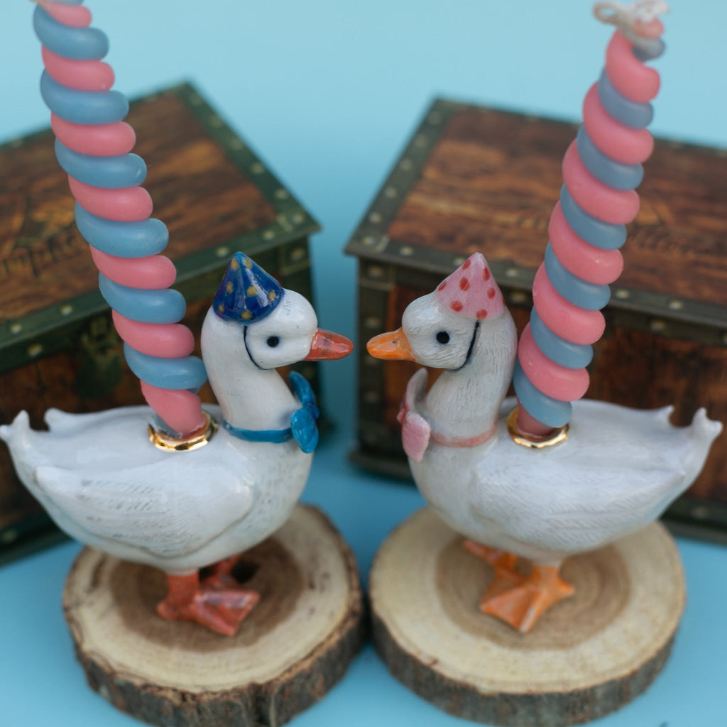 Pink Goose & Blue Goose Set – Camp Hollow
