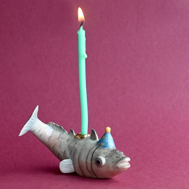 Fish Cake Topper 🐟 | ⛺️ Camp Hollow Porcelain Party Animal